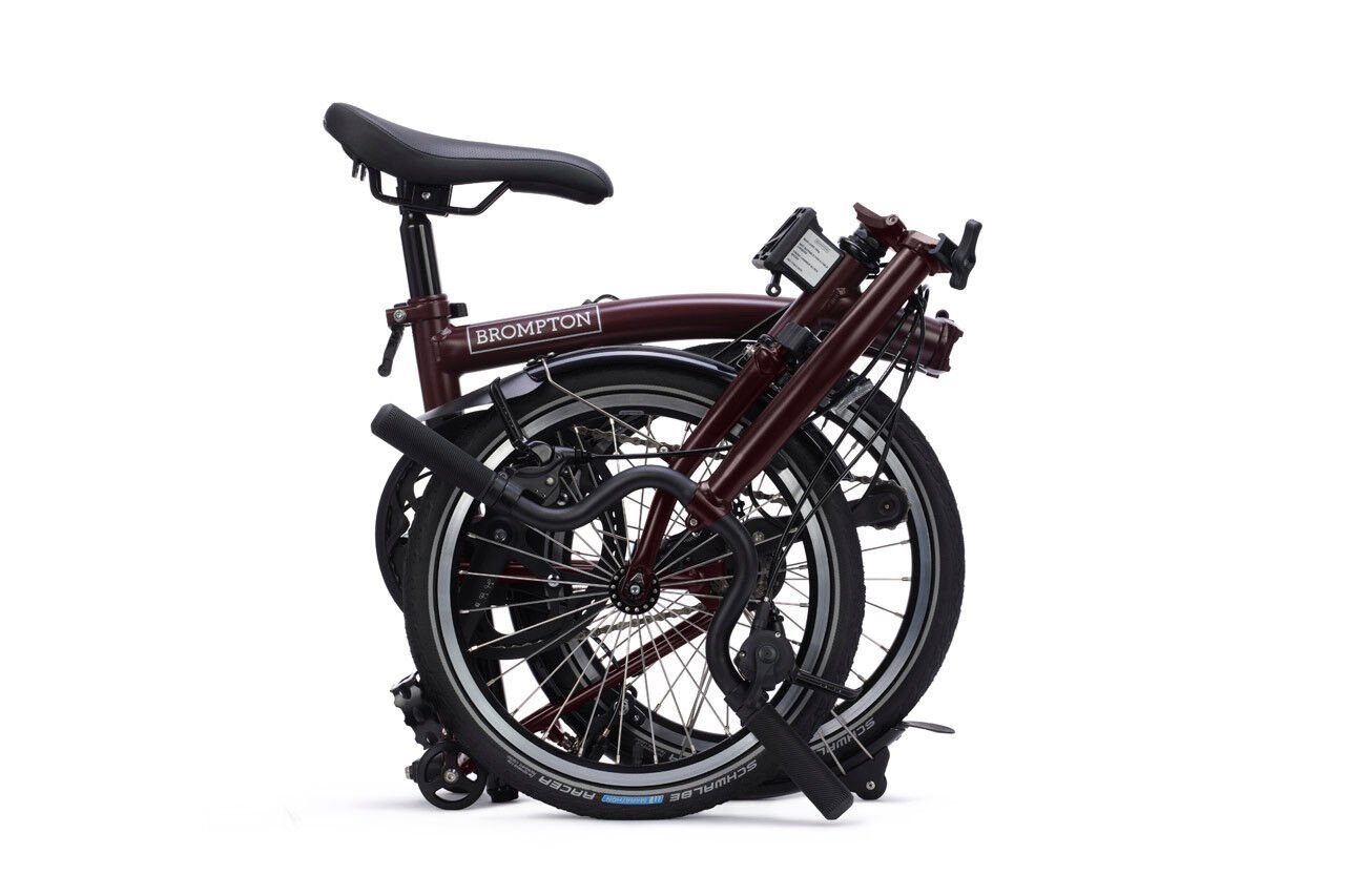 BROMPTON H12R C LINE KATLANIR BİSİKLET 12V RED PLUM