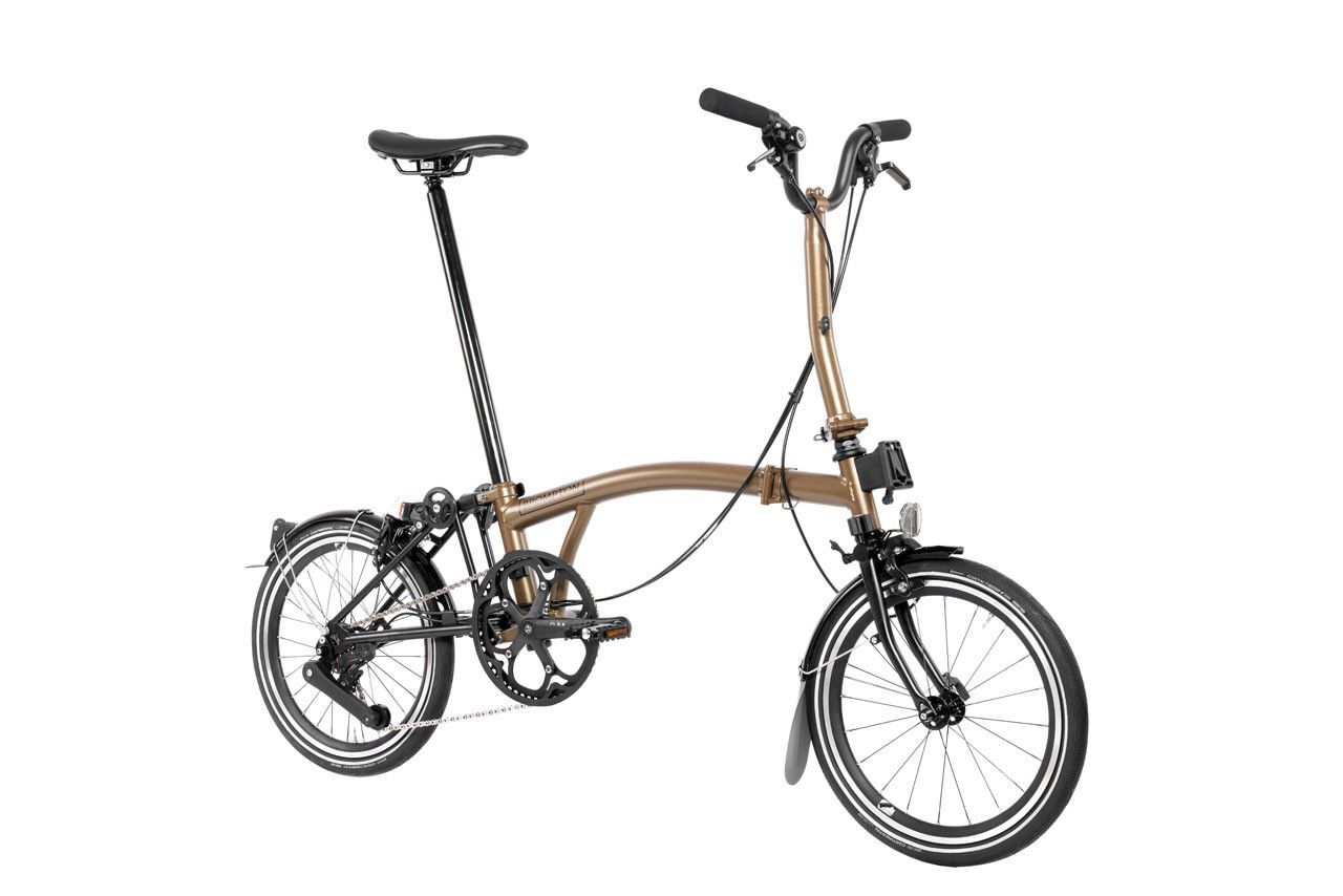 BROMPTON P LINE EXPLORE M12L KATLANIR BİSİKLET BRONZE SKY