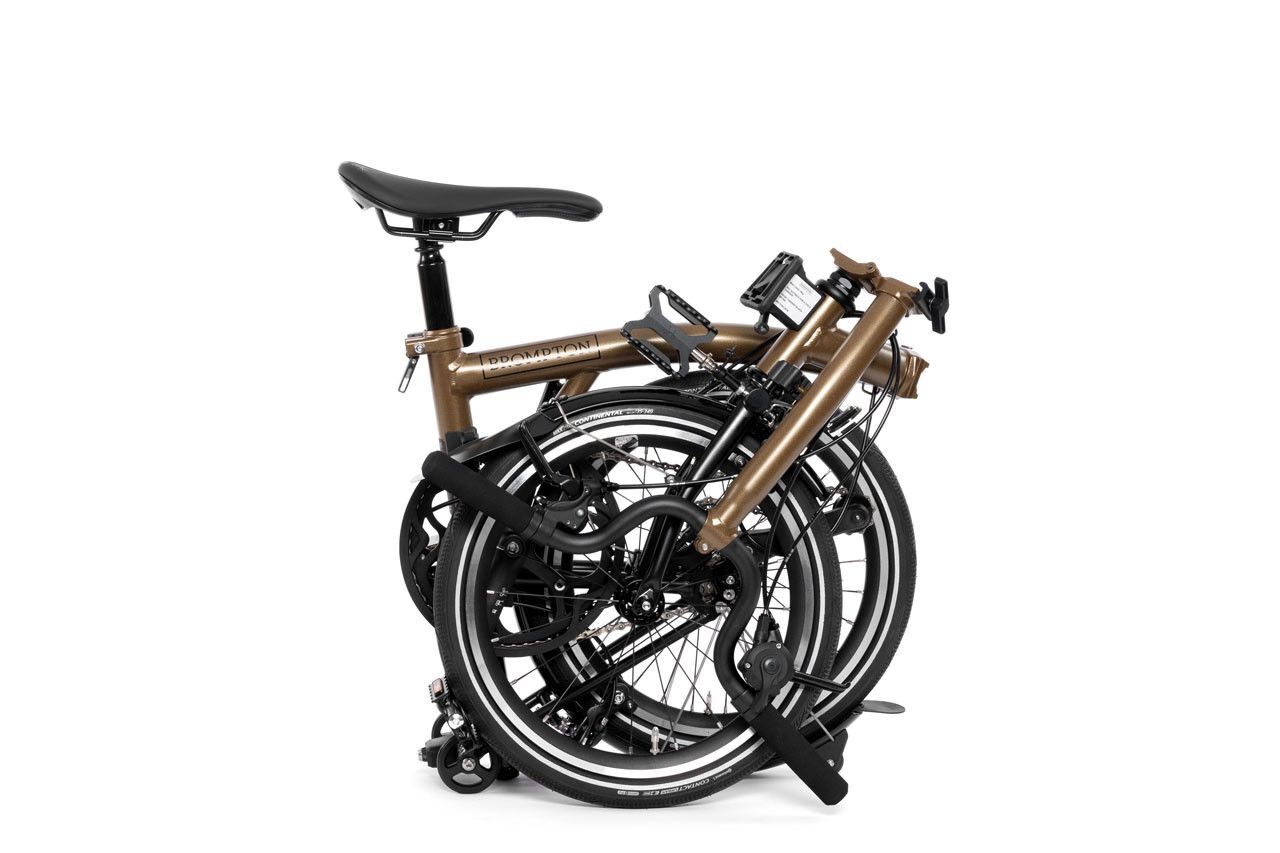 BROMPTON P LINE EXPLORE M12L KATLANIR BİSİKLET BRONZE SKY